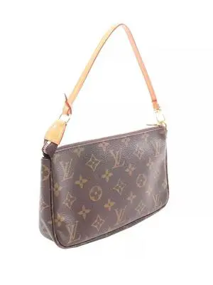 LOUIS VUITTON Monogram Pochette Accessoires Shoulder Bag - Brown