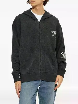 Zadig&Voltaire Camillo Cardigan With All-over Motif - Grey