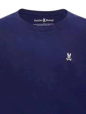 Psycho Bunny Logo-embroidered Cotton T-shirt - Blue
