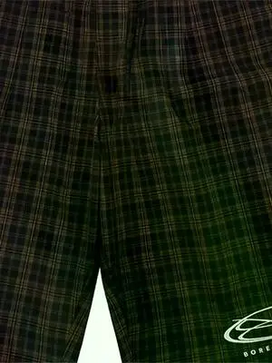 BOREDOM KILLS Lounge Checked Shorts