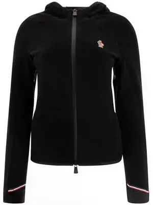 Moncler Logo-patch Fleece Jacket