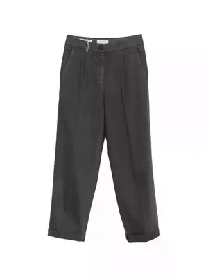 Peserico Pleated Detail Gabardine Trousers