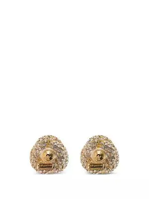 SELF-PORTRAIT Crystal-embellished Knot Earrings