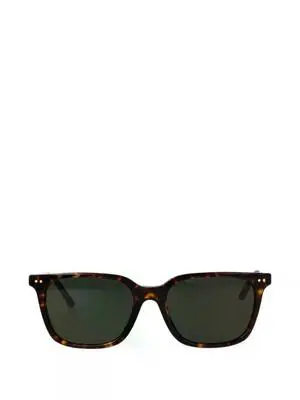 Polo Ralph Lauren Square Sunglasses With Striped Temples - Brown
