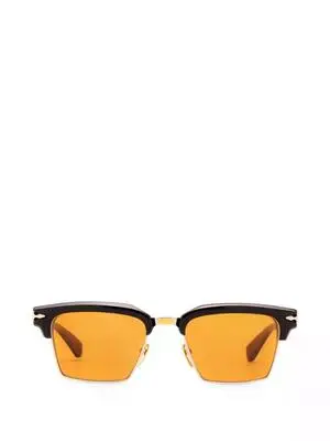 JACQUES MARIE MAGE Alin Clubmaster Sunglasses - Brown