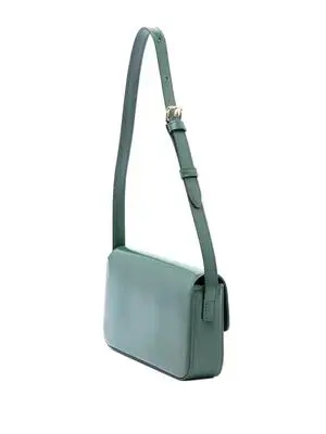 Celine Shiny Calfskin Triomphe Claude Shoulder Bag