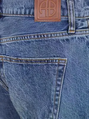 ANINE BING Hugh Wide Leg Jeans - Blue