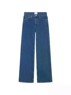 ANINE BING Hugh Wide Leg Jeans - Blue
