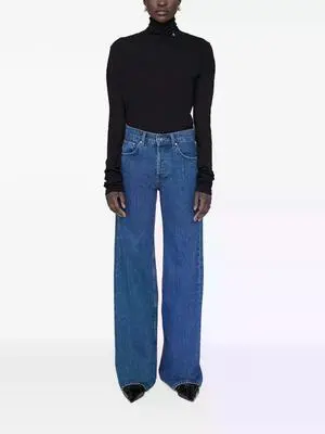 ANINE BING Hugh Wide Leg Jeans