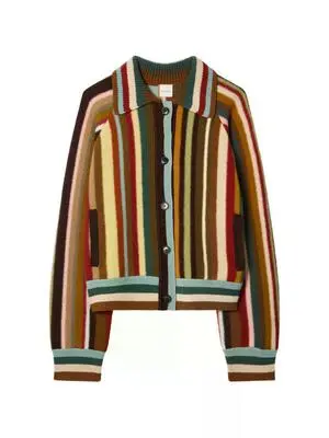 Paul Smith Merino Wool 'signature Stripe' Cardigan