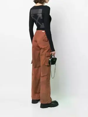 Off-White Logo-print Long-sleeve Top