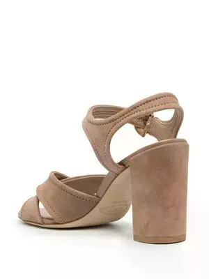 TOD'S Crossover Strap Mid-heel Sandals