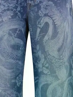 Just Cavalli Animal-print Jeans