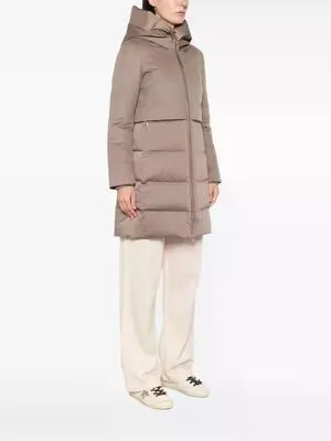 DUNO Padded-panel Hooded Coat