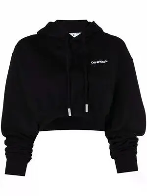 Off-White Helvetica Logo-print Hoodie