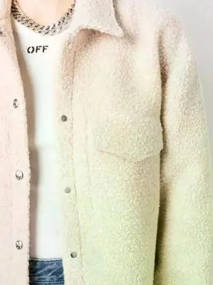 Off-White Long Sleeve Teddy Overshirt