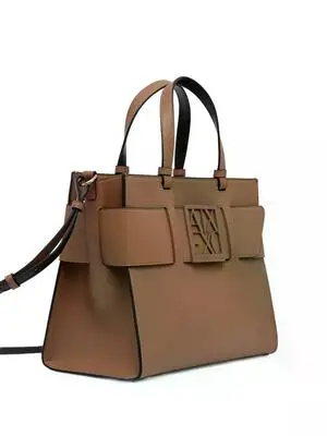 Armani Exchange Logo Plaque Tote Bag
