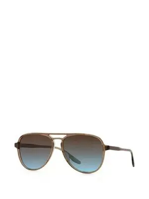 Barton Perreira Aviator Sunglasses - Brown
