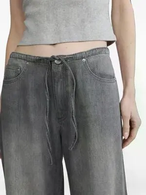 DL1961 Sienna Drawstring Wide-leg Jeans