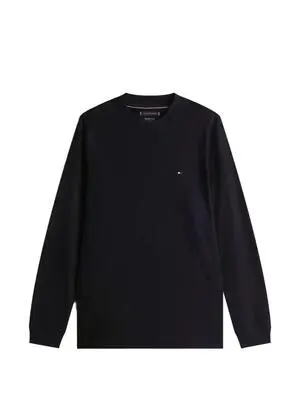 Tommy Hilfiger Logo-embroidered Crew-neck Sweater