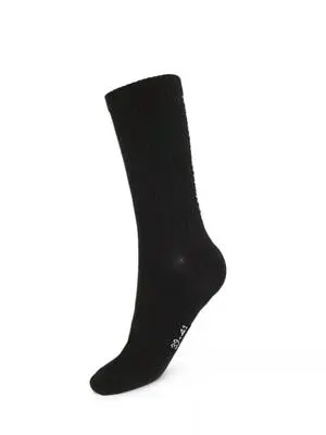 Wolford Logo-print Ribbed Socks