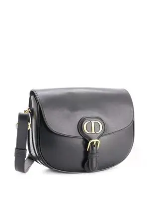Dior Bobby Flap Bag Leather Medium Crossbody Bag