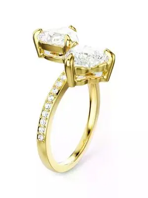 SWAROVSKI Mesmera Crystal-embellished Heart-cut Ring - Gold