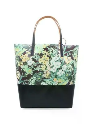 Marni Floral-print Logo Tote Bag