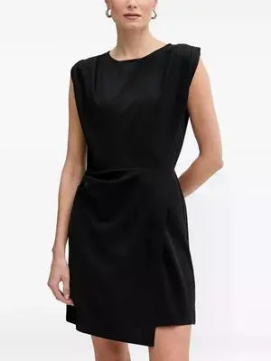 MORGAN Draped Sleeveless Mini Dress