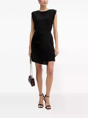 MORGAN Draped Sleeveless Mini Dress