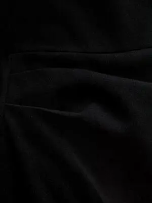 MORGAN Draped Sleeveless Mini Dress