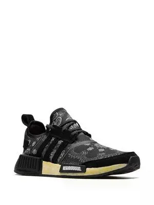 Adidas X Neighborhood Nmd R1 Paisley Print Lace-up Sneakers