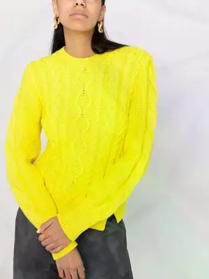 Stella McCartney Aran-knit Cropped Jumper