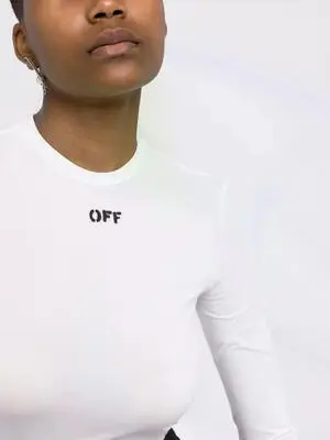 Off-White Logo Stamp Second-skin Top