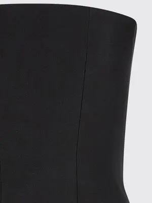 Khaite Stela Midi Dress In Wool And Silk