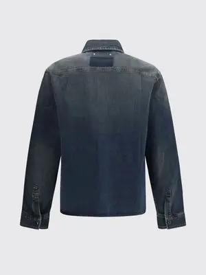 GOLDEN GOOSE Slim Fit Cotton Denim Shirt With French Collar
