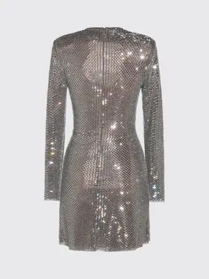 SELF-PORTRAIT Selfportrait Sequined V-neck Mini Dress