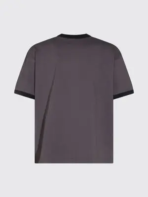 Acne Studios Organic Cotton T-shirt With Contrasting Logo