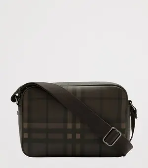 Burberry City Check Pocket Cross-body Bag - Brown
