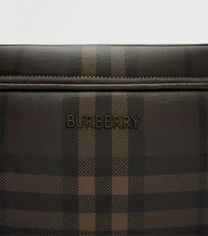 Burberry City Check Pocket Cross-body Bag - Brown
