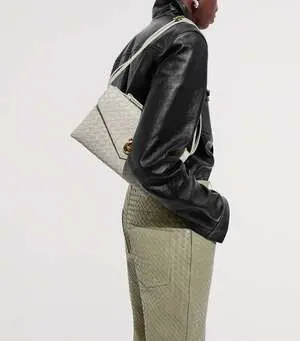 Bottega Veneta Leather Knot Lock Top-handle Bag