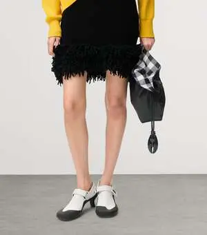Loewe X Cosima Von Bonin Medium Leather Flamenco Clutch Bag