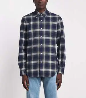 BARBA NAPOLI Cotton Check Shirt