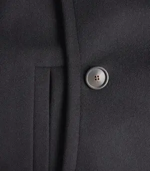 7 For All Mankind Wool-blend Double-breasted Fitted Blazer