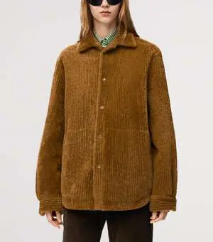 Loewe Corduroy Merino Shearling Overshirt