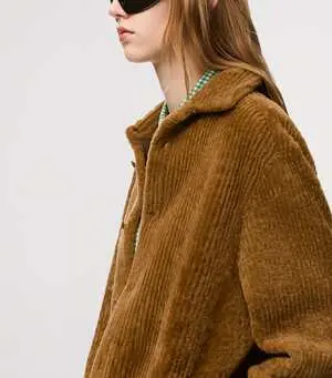 Loewe Corduroy Merino Shearling Overshirt