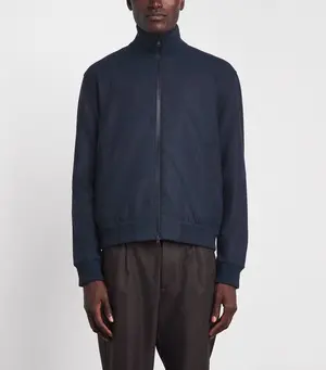 Herno Knitted Bomber Jacket