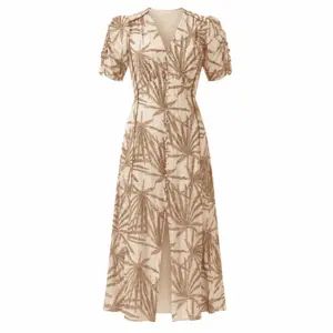 EXQUISE Neutrals / Adaline Midi Dress - Brown
