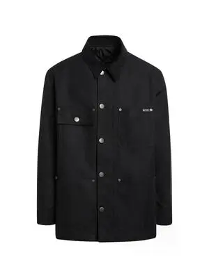 Prada Corduroy-collar Logo-plaque Jacket