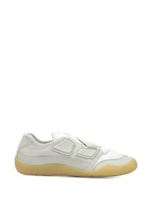 Prada Speedrock Leather And Mesh Fabric Sneakers